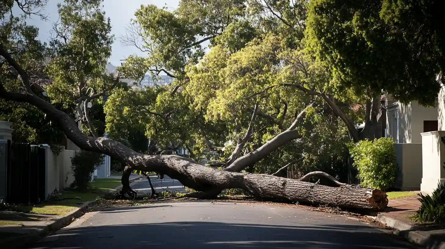 How to clear a fallen tree