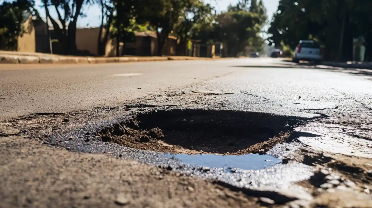 How to fix a pothole in a tarred street